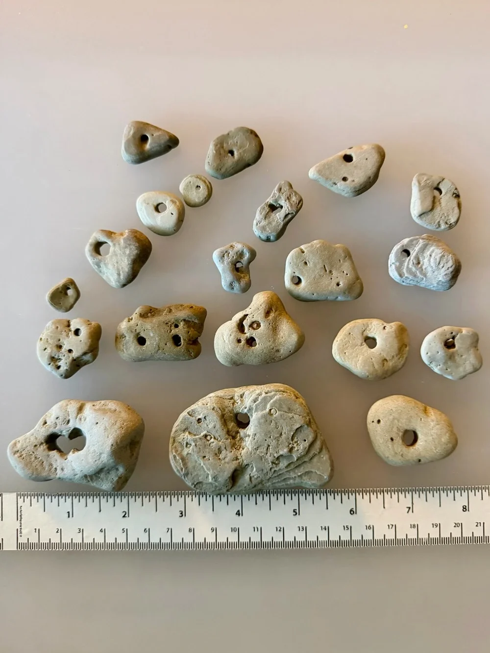 Mother Nature | Accents | 2piece Hag Stone Bundle Naturally Formed ...